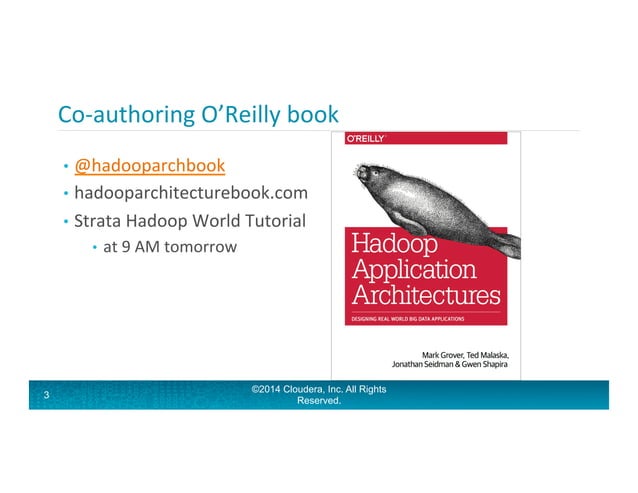 NYC HUG - Application Architectures with Apache Hadoop | PPT