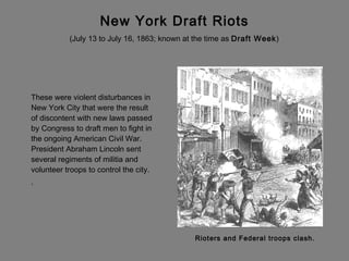 NYC riots | PPT