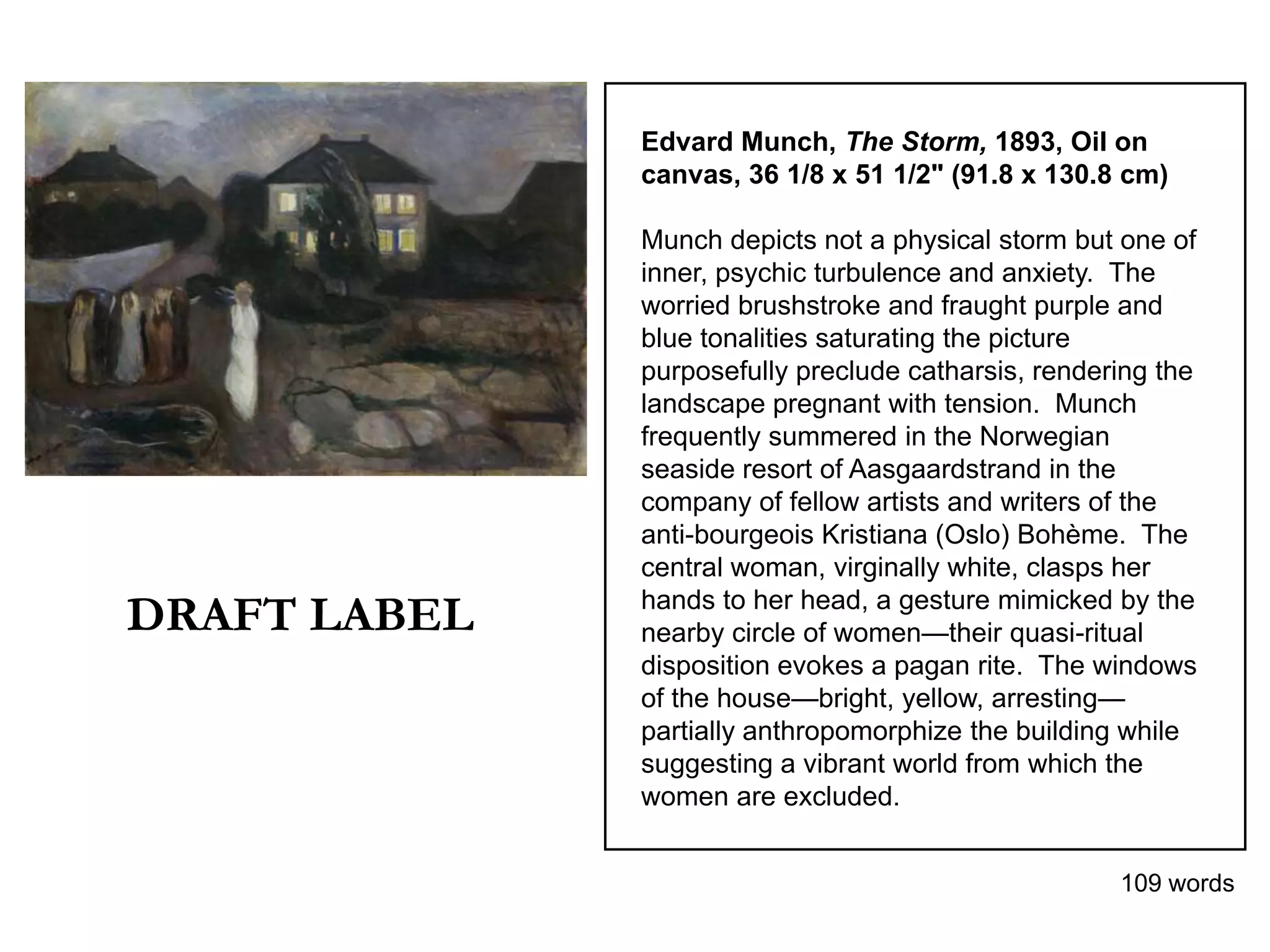 Writing Effective Interpretive Labels for Art Exhibitions: A Nuts and ...