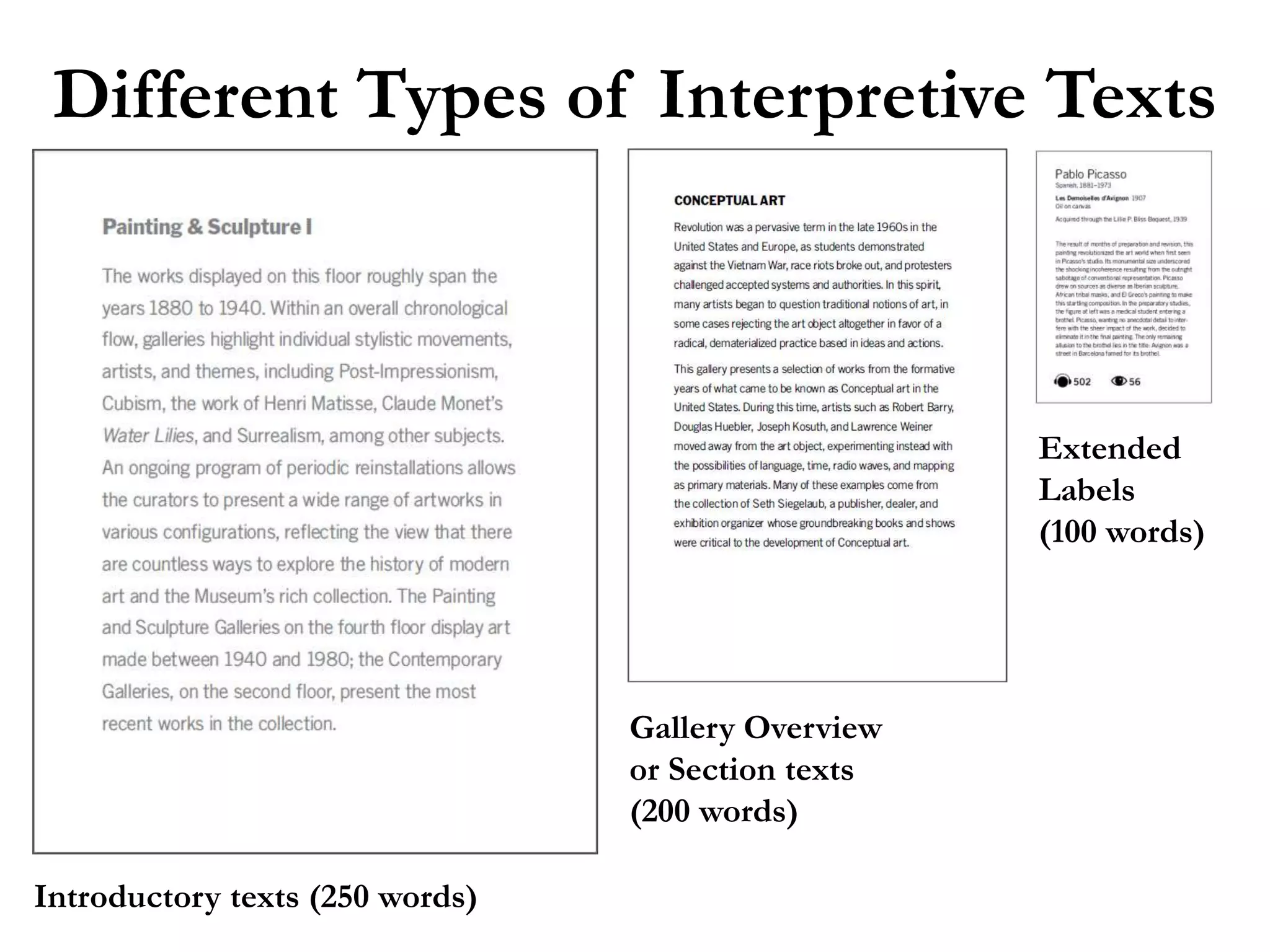 Writing Effective Interpretive Labels for Art Exhibitions: A Nuts and ...