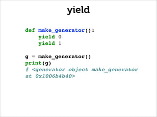 Python Coroutines, Present and Future | PPT