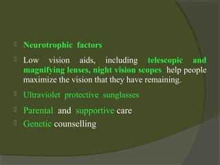 Nyctalopia & retinitis pigmentosa | PPT