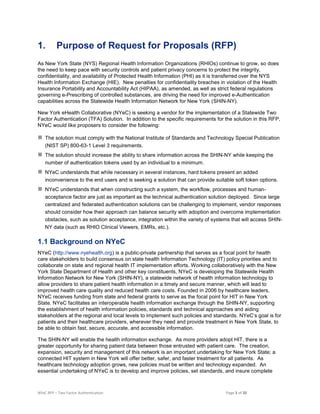 N ye c-rfp-two-factor-authentication | PDF | Healthcare Industry ...