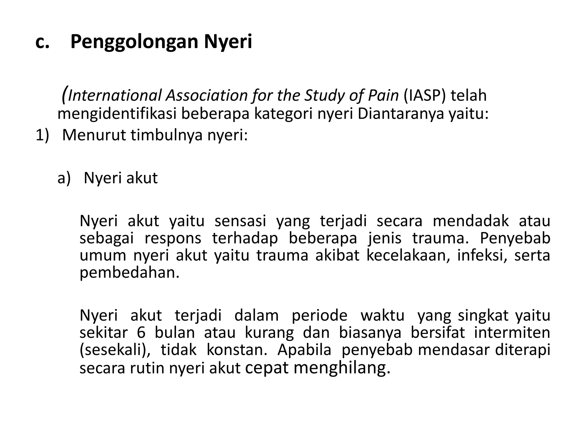 Konsep dan Teori Nyeri | PPTX