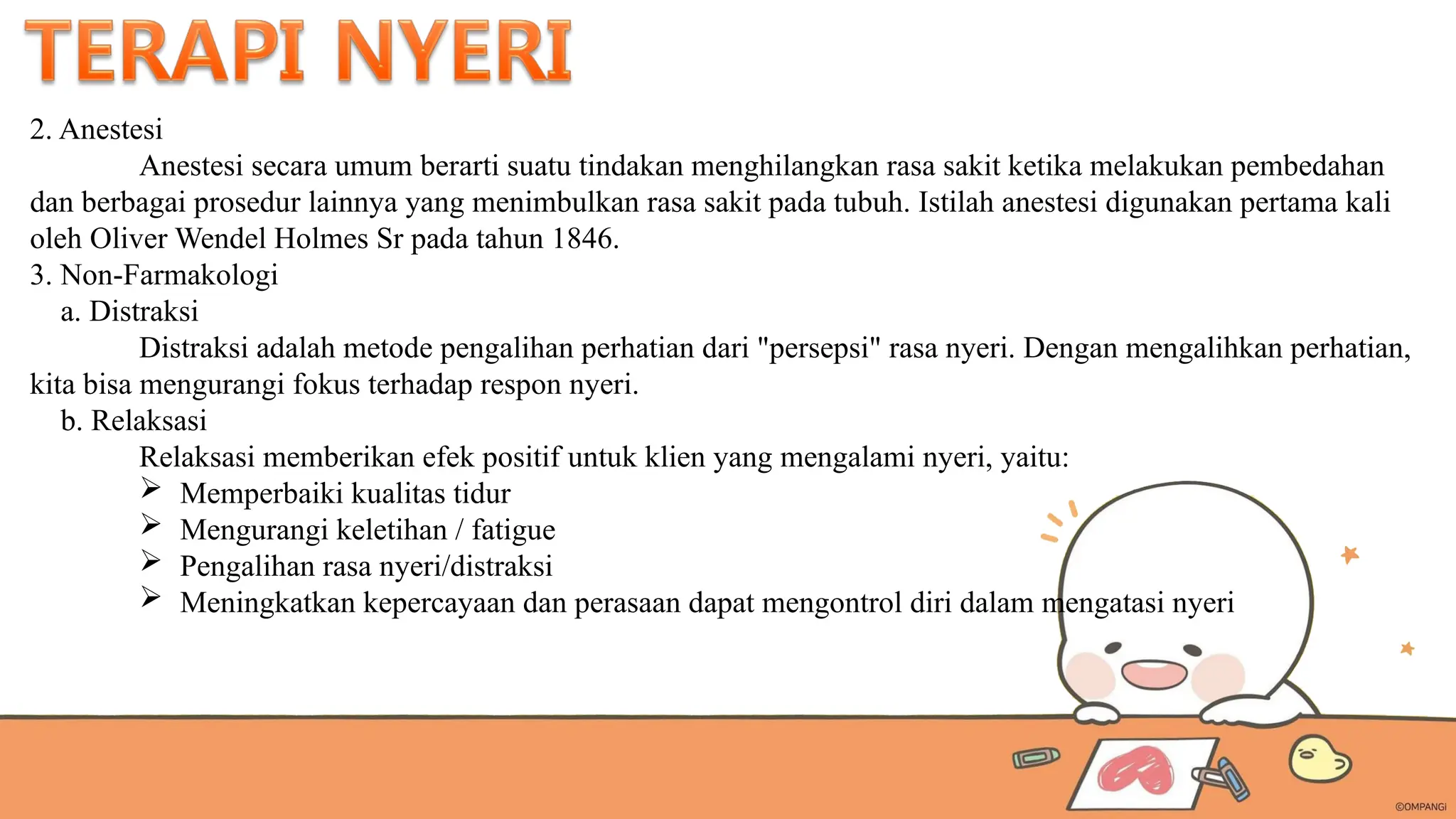 MANAGEMENT NYERI & BERBAGAI TERAPI KOMPLEMENTER PADA PERAWATAN PALIATIF ...