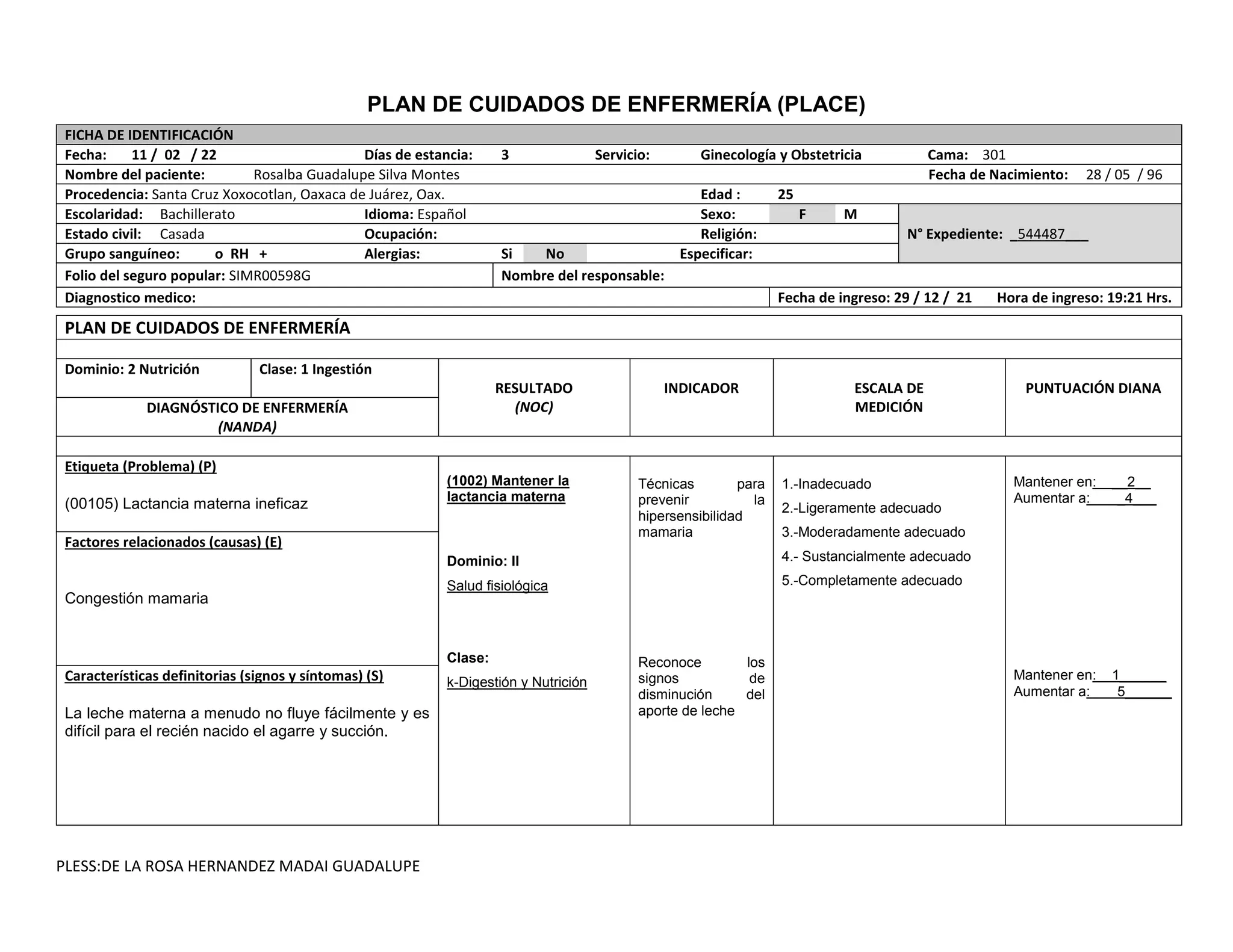 Intervención de enfermería lactancia pdf | PDF