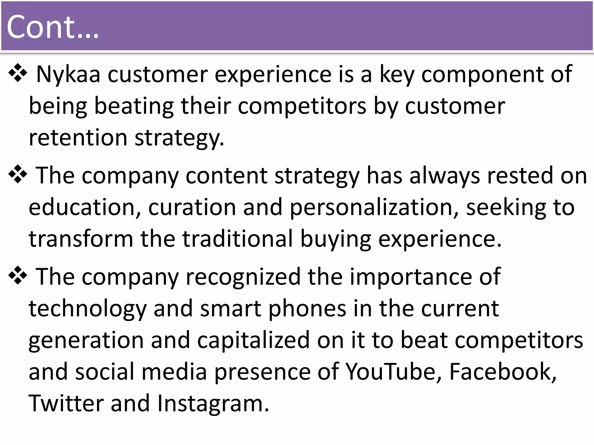 Nykaa.com ppt | PPTX