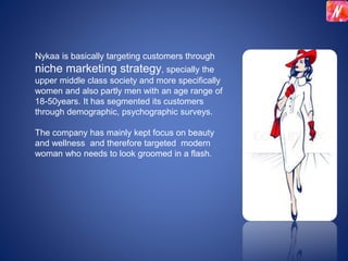 Marketing plan of an android app- Nykaa presentation | PPTX