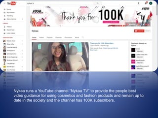 Marketing plan of an android app- Nykaa presentation | PPT