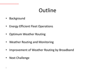 Nyk and weather routing | PPTX