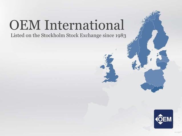 OEM Corporate Presentation 2010 | PPT | Business Accounting & Finance ...