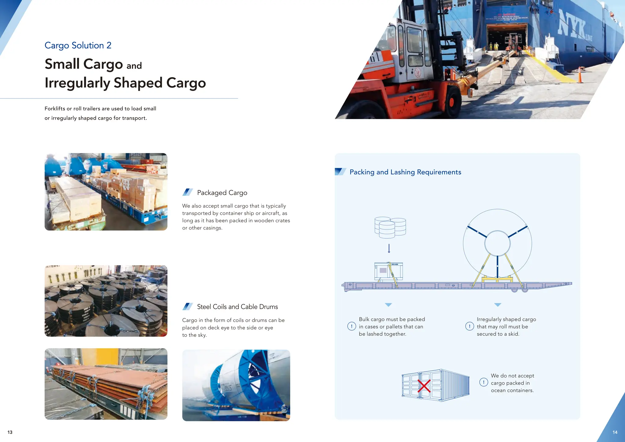 NYK shipping line RORO-Pamphlet / Offerings | PDF