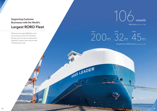 NYK shipping line RORO-Pamphlet / Offerings | PDF | Logistics and ...