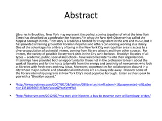 Nyla 2012 pech kucha interns | PPT