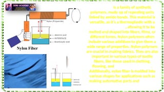 NYLON FABRIC - Synthetic Fibers and Plastics Class VIII - Biology CBSE ...