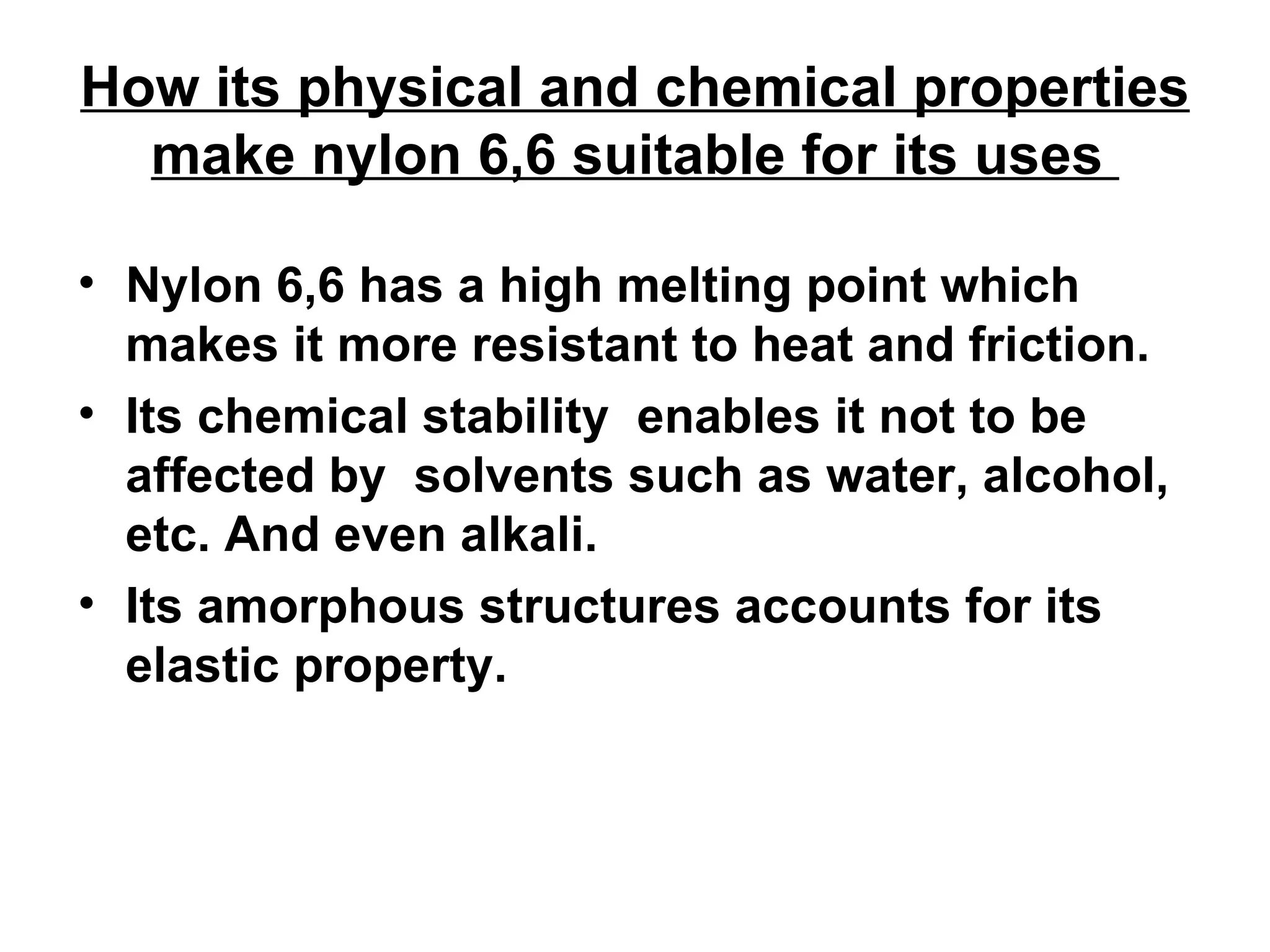 Nylon 6,6 presentation | PPT