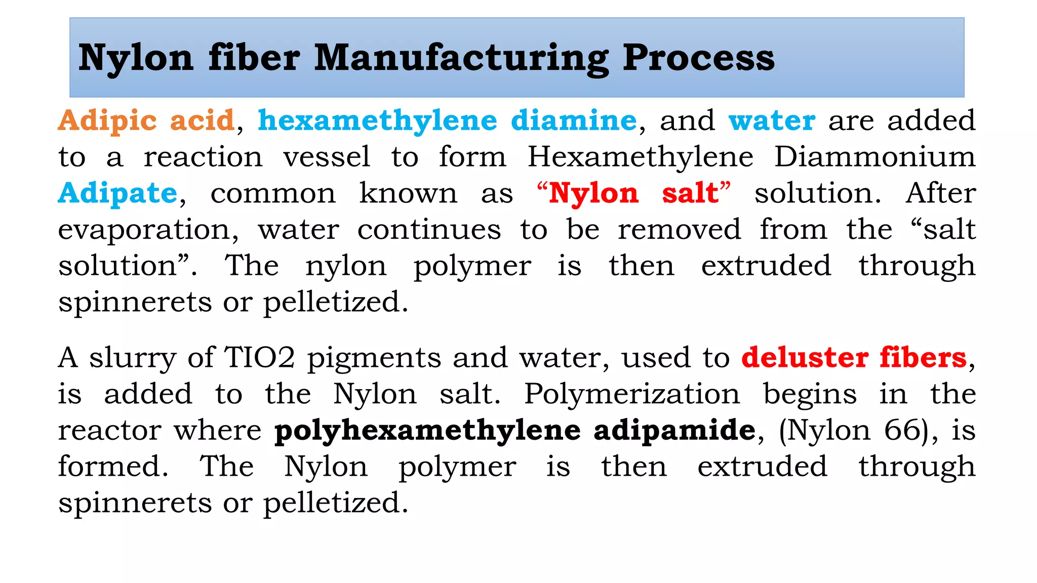NYLON Fiber processing.pptx