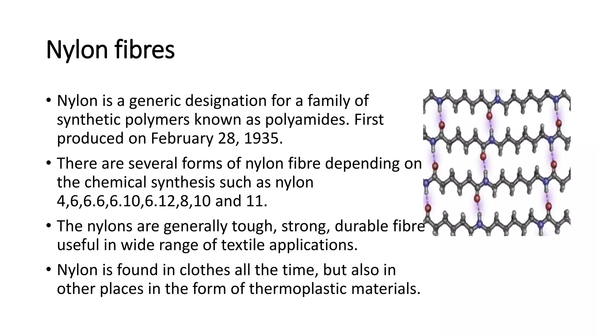 Nylon fibre | PPTX