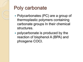 Nylon pc blends | PPTX | Chemistry | Science