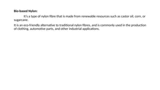 NYLON ppt manufacturing process of nylon | PPTX