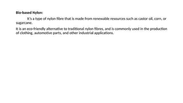 NYLON ppt manufacturing process of nylon | PPTX