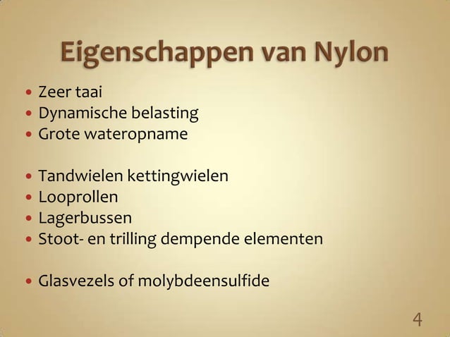 Nylon Presentatie (Final Verbeterd) | PPTX