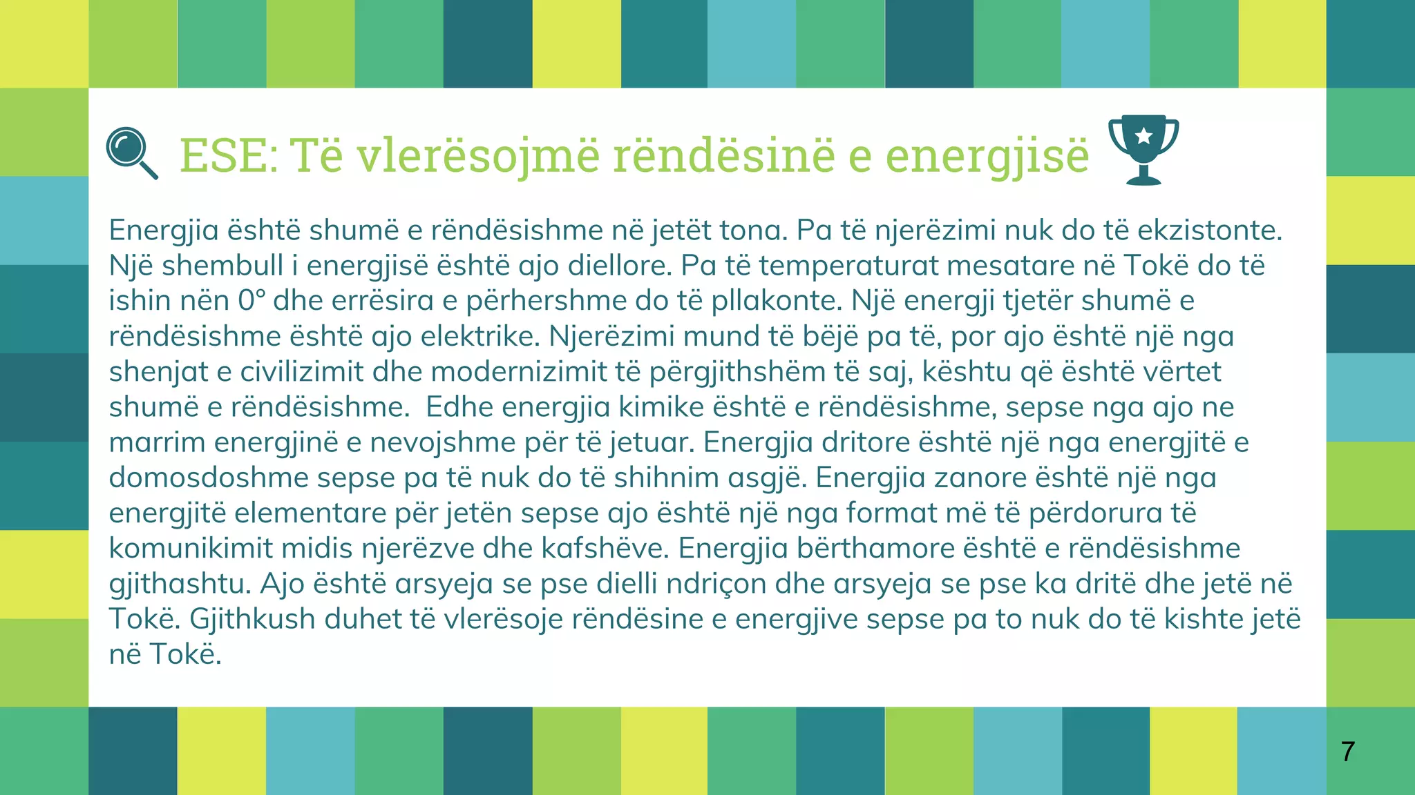 Energjia, llojet dhe perdorimi | PPTX