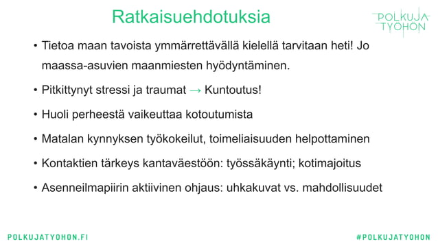 Maria Nyman: Polkuja työhön | PPTX