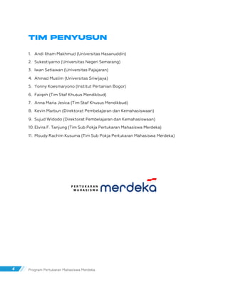 Panduan Operasional Baku (POB) Pertukaran Mahasiswa Merdeka | PDF