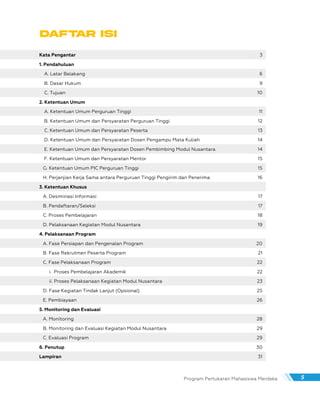 Panduan Operasional Baku (POB) Pertukaran Mahasiswa Merdeka | PDF