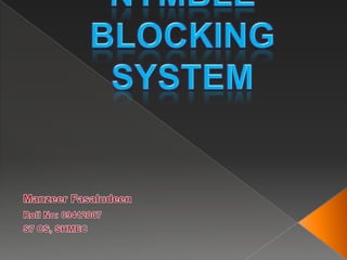 Nymble: Blocking System | PPTX