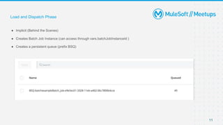 Batch Processing with Mule 4 | PPTX