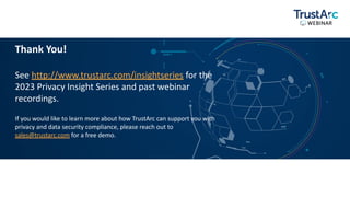 Nymity Framework: Privacy & Data Protection Update in 7 States | PPT