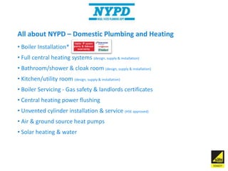 An introduction to NYPD - Nigel Yates Plumbing Dept | PPT
