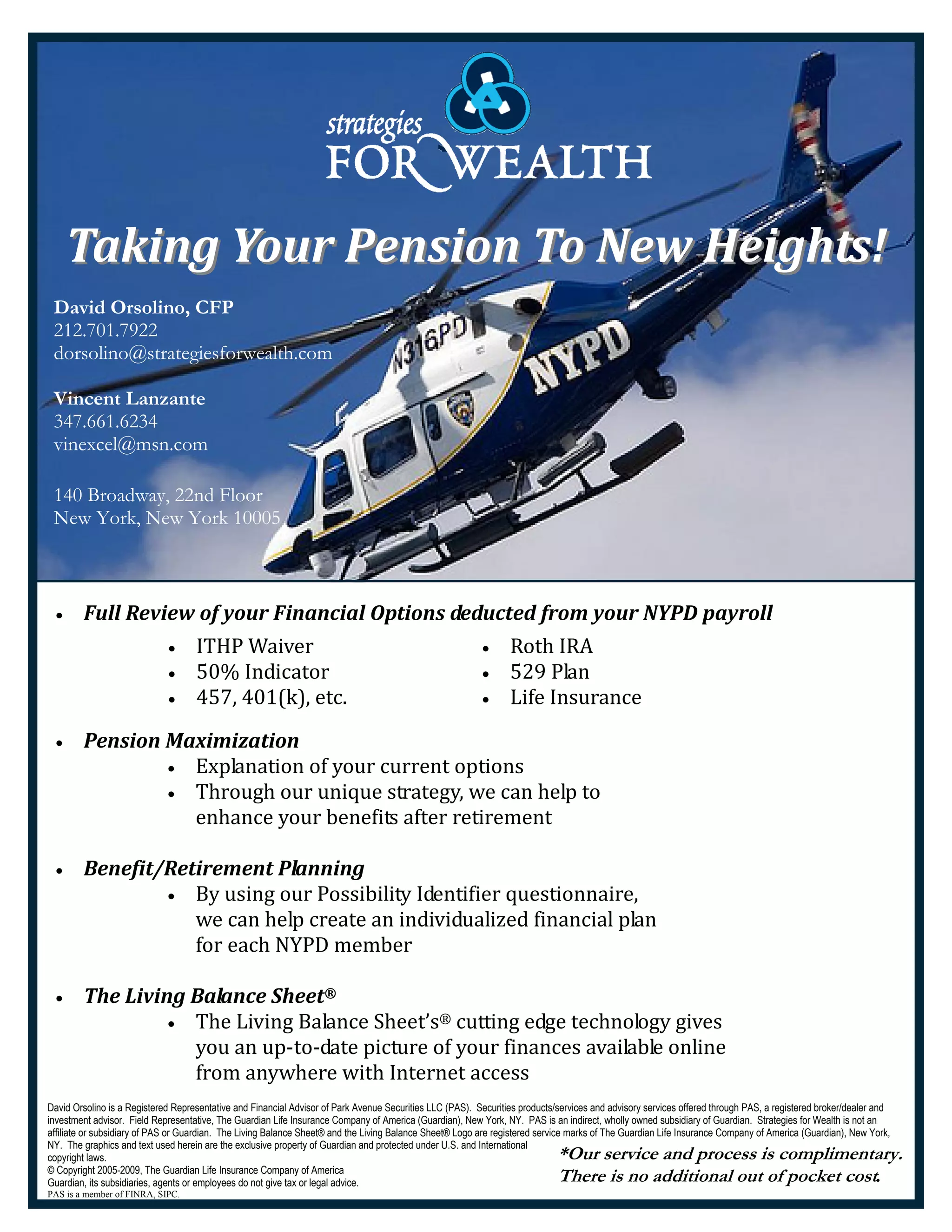 NYPD Financial planning | PDF