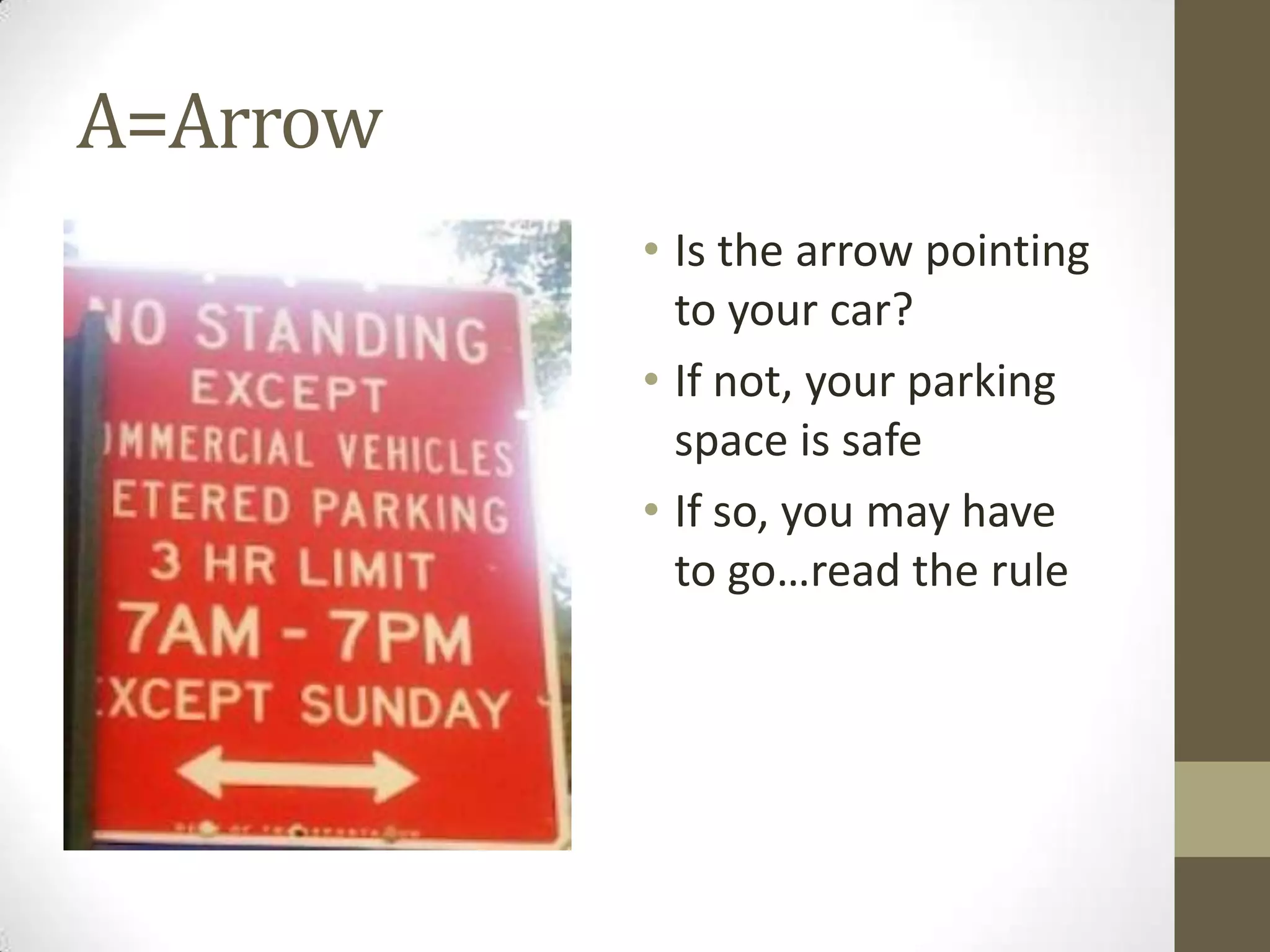 How to Understand NYC Parking Sign Language-Part 1 | PPTX | Automotive