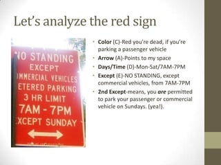 How to Understand NYC Parking Sign Language-Part 1 | PPTX