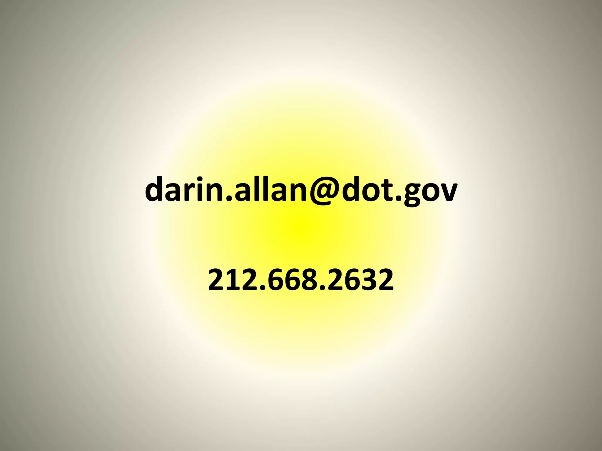 Planning Requirements for FTA Grants - Darin Allan, Community Planner, FTA Region II | PPT