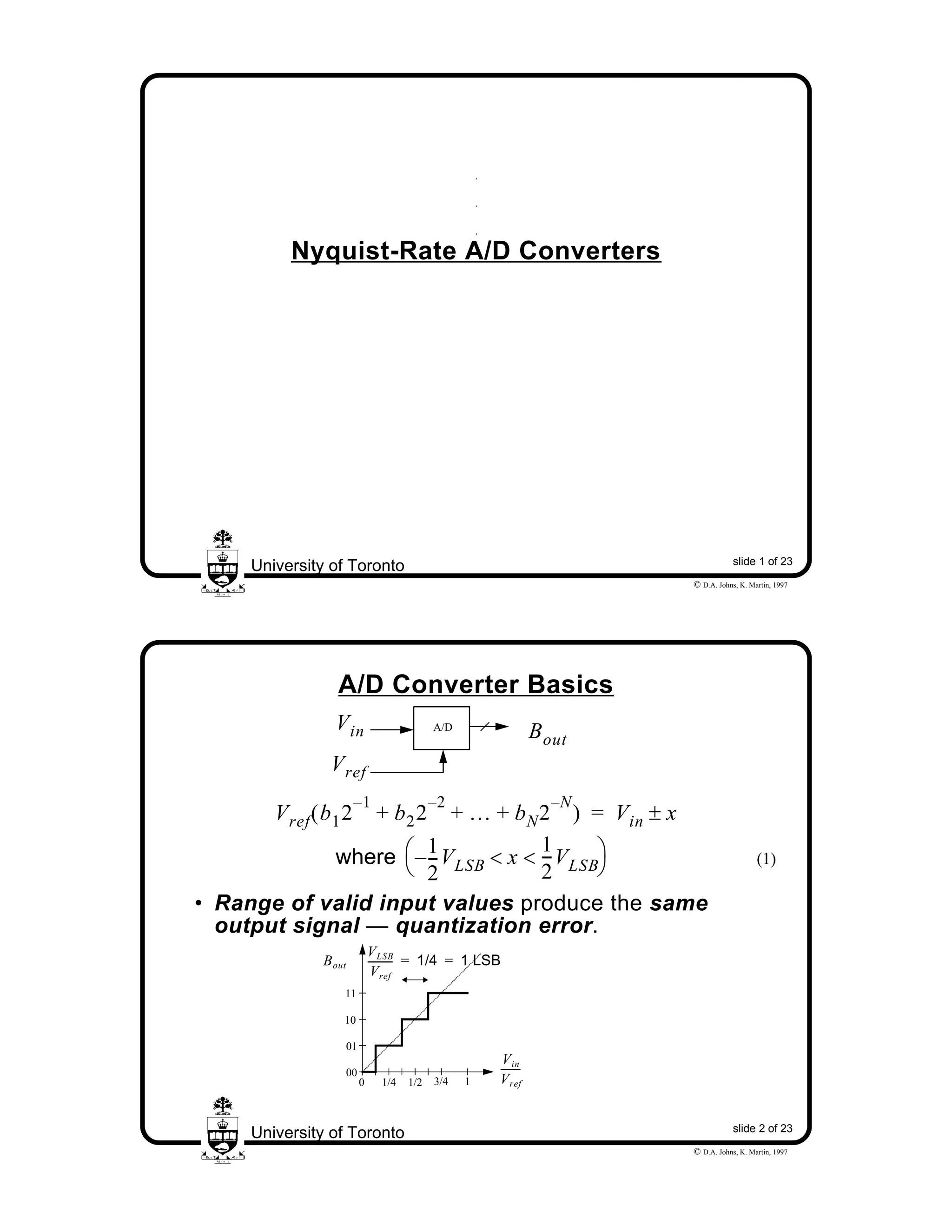 Nyquist adc | PDF