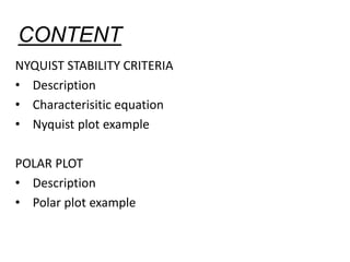 Nyquist and polar plot 118 & 117 | PPT