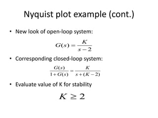 Nyquist and polar plot 118 & 117 | PPT