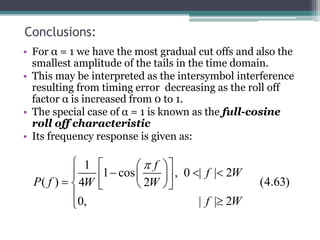 Nyquist criterion for distortion less baseband binary channel | PPTX