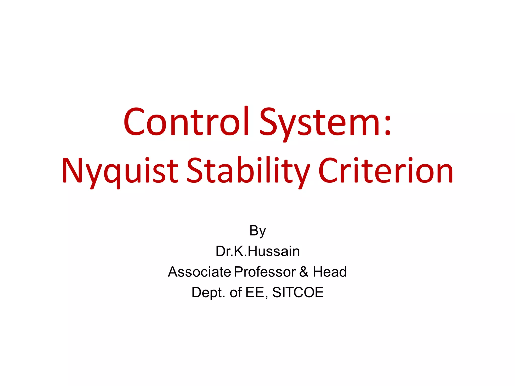 Nyquist Stability Criterion | PDF