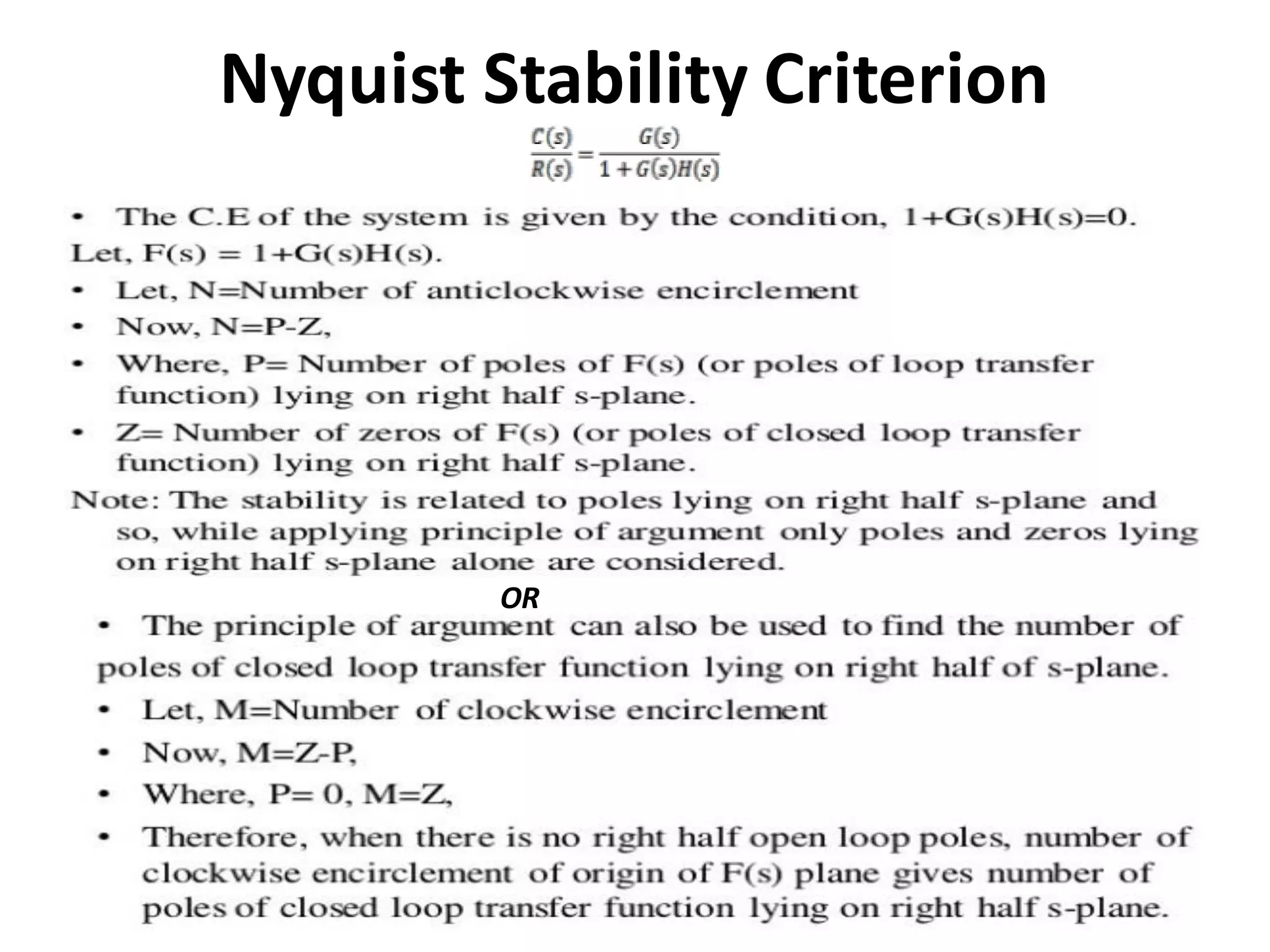 Nyquist Stability Criterion | PDF