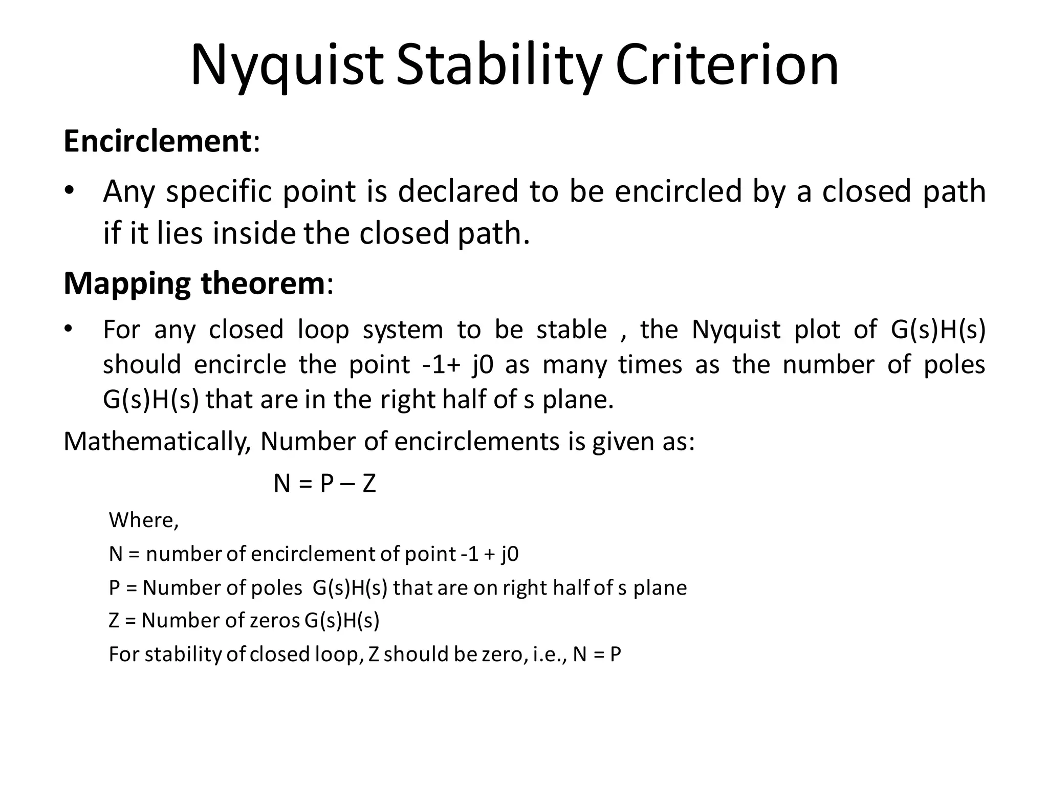 Nyquist Stability Criterion | PDF