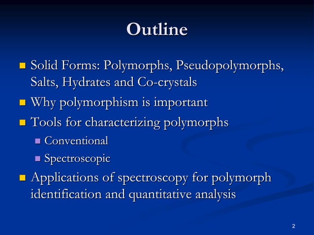 NYSAS Solid State Spectroscopy Of Materials (Polymorphism) | PDF