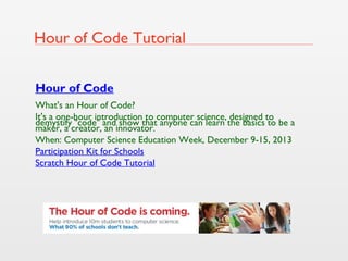 Scratch To Flex Your Creativity: 1 Hour presentation | PPT