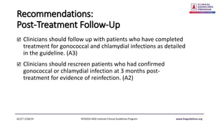 NYSDOH AI Management of Gonorrhea and Chlamydia in Patients with HIV | PPT