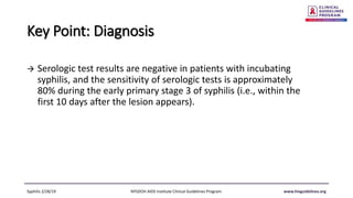 NYSDOH AI Management of Syphilis in Patients with HIV | PPTX