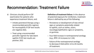 NYSDOH AI Management of Syphilis in Patients with HIV | PPTX